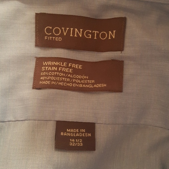 Covington | Shirts | Covington Long Sleeve Men Button Down Shirt | Poshmark